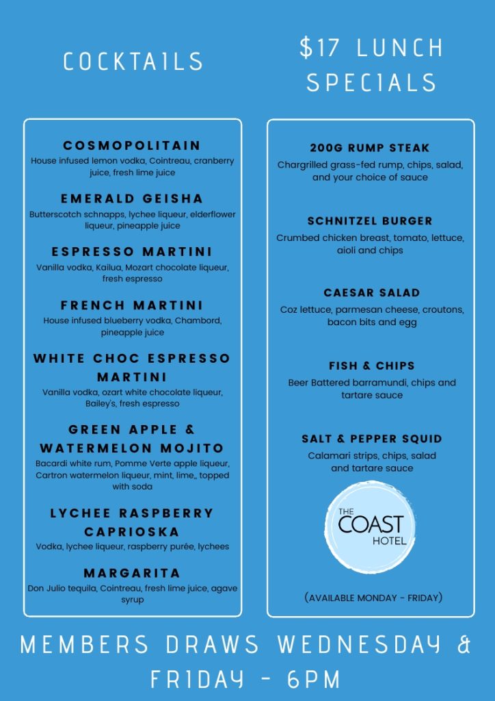 Dining – The Coast Hotel